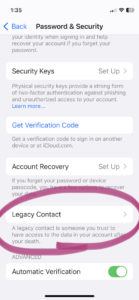 How to Create Your Apple & Google Legacy Contacts | Best Results Organizing