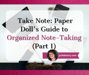 Take Note: Paper Doll’s Guide to Organized Note-Taking (Part 1) | Best ...